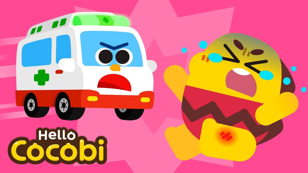 Brave Ambulance Song🚑 Car Song for Kids | Help! I Got A Boo Boo ...