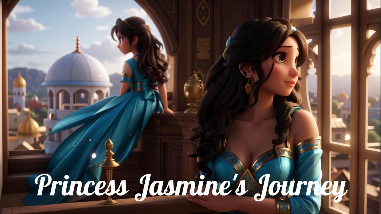 Princess Jasmine's Journey: A Magical Animated Tale - YouTube