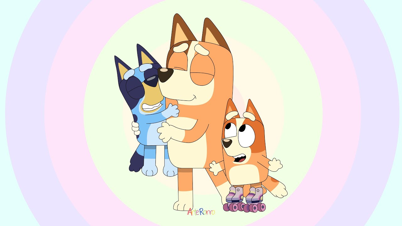 Bluey, Chilli & Bingo: Dibujando y Coloreando - YouTube