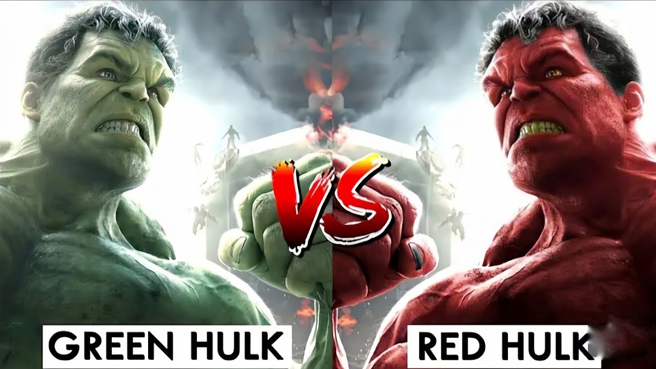 Hulk vs red Hulk Big fight scene in Marvel contes champion game play 😱😨 ...