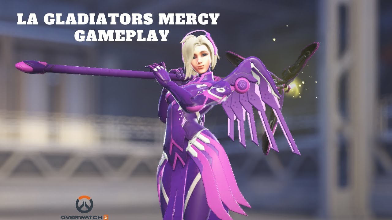 Mercy Gladiators Skin Competitive Gameplay - Overwatch 2 (No Commentary ...