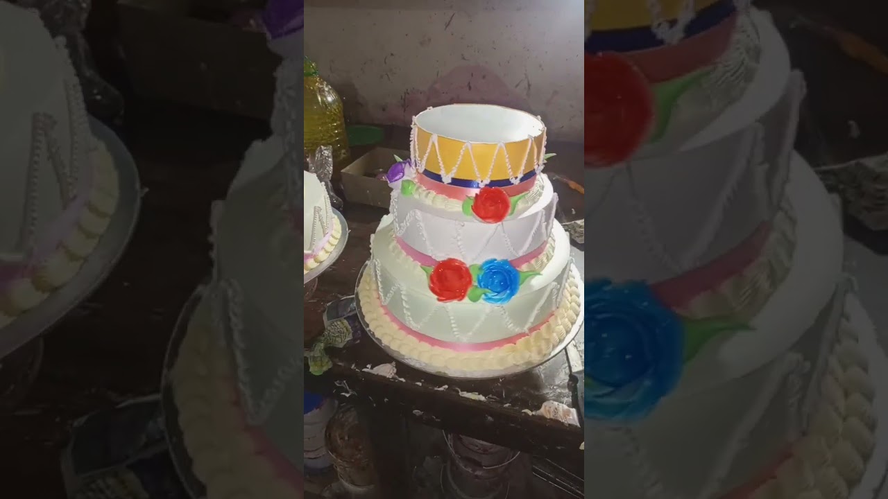 triple story cake - YouTube