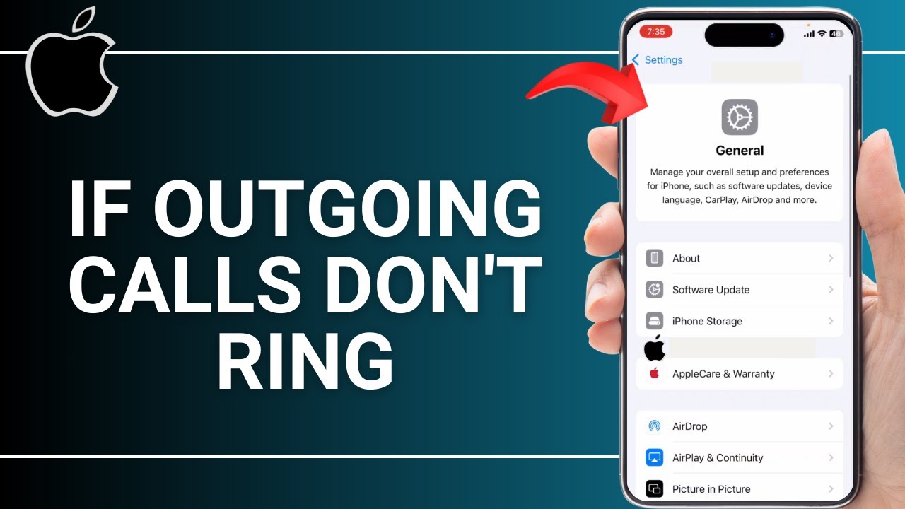 How To Fix iPhone If Outgoing Calls Don't Ring? - YouTube