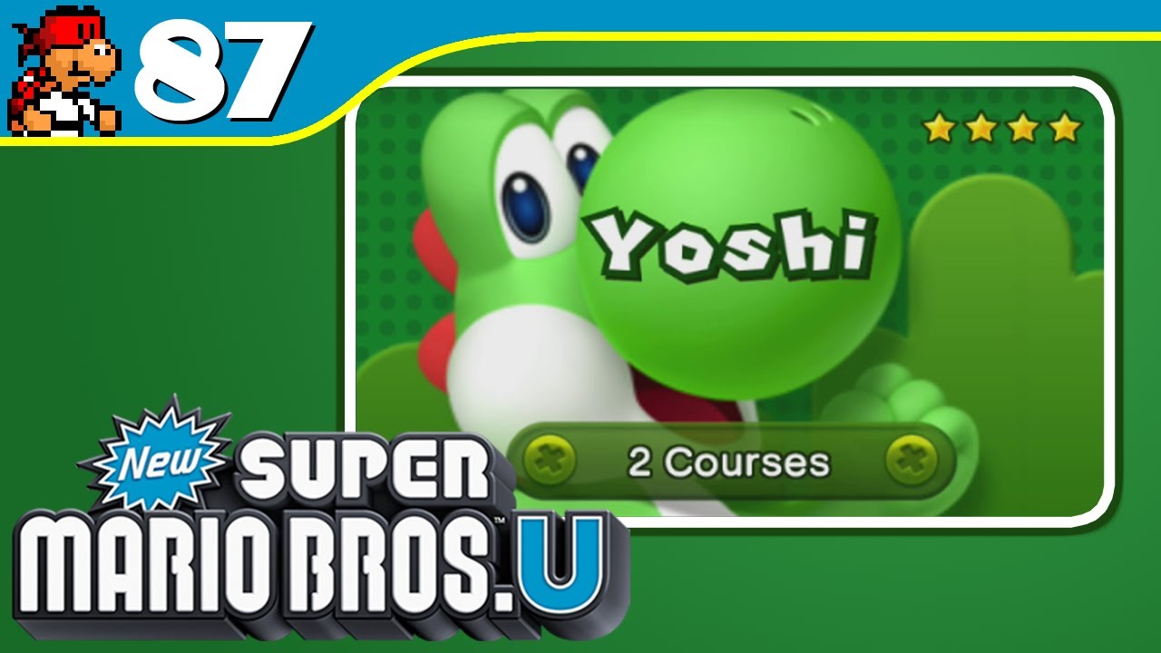 New Super Mario Bros. U | Boost Rush: Yoshi Pack - 87 (Wii U Gameplay ...