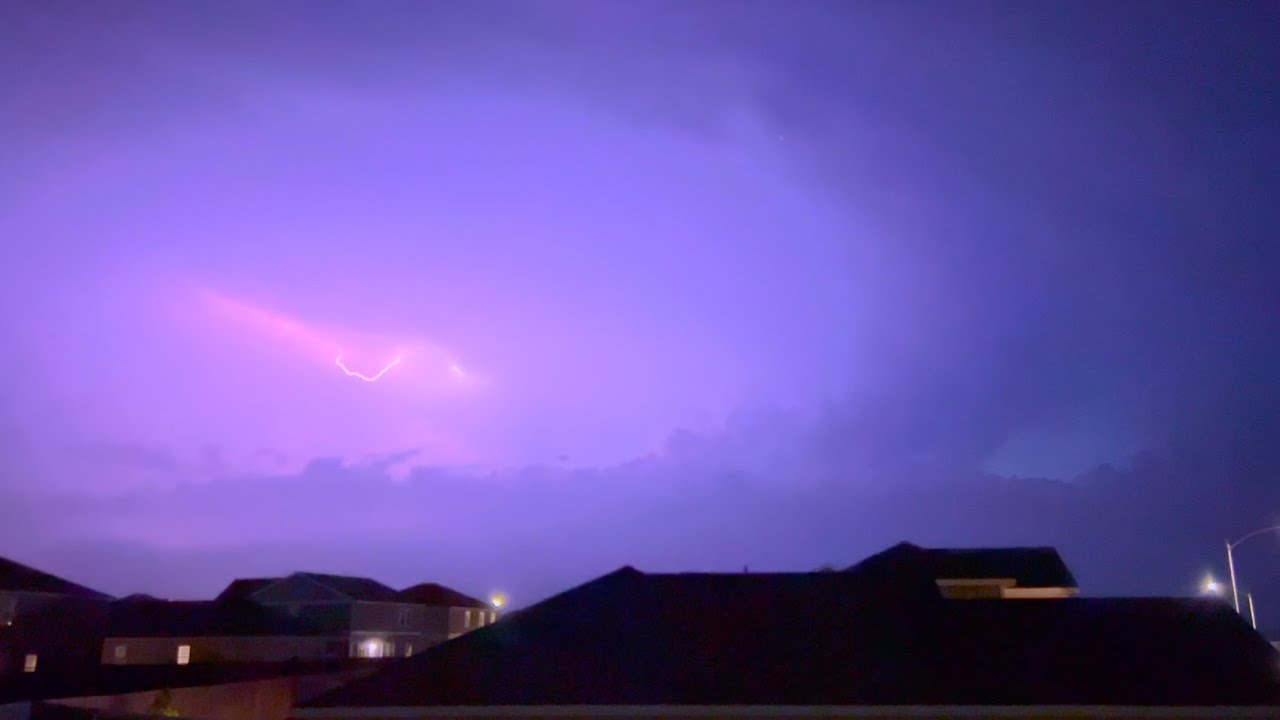 Thunderstorm Timelapse 3000x Speed - YouTube