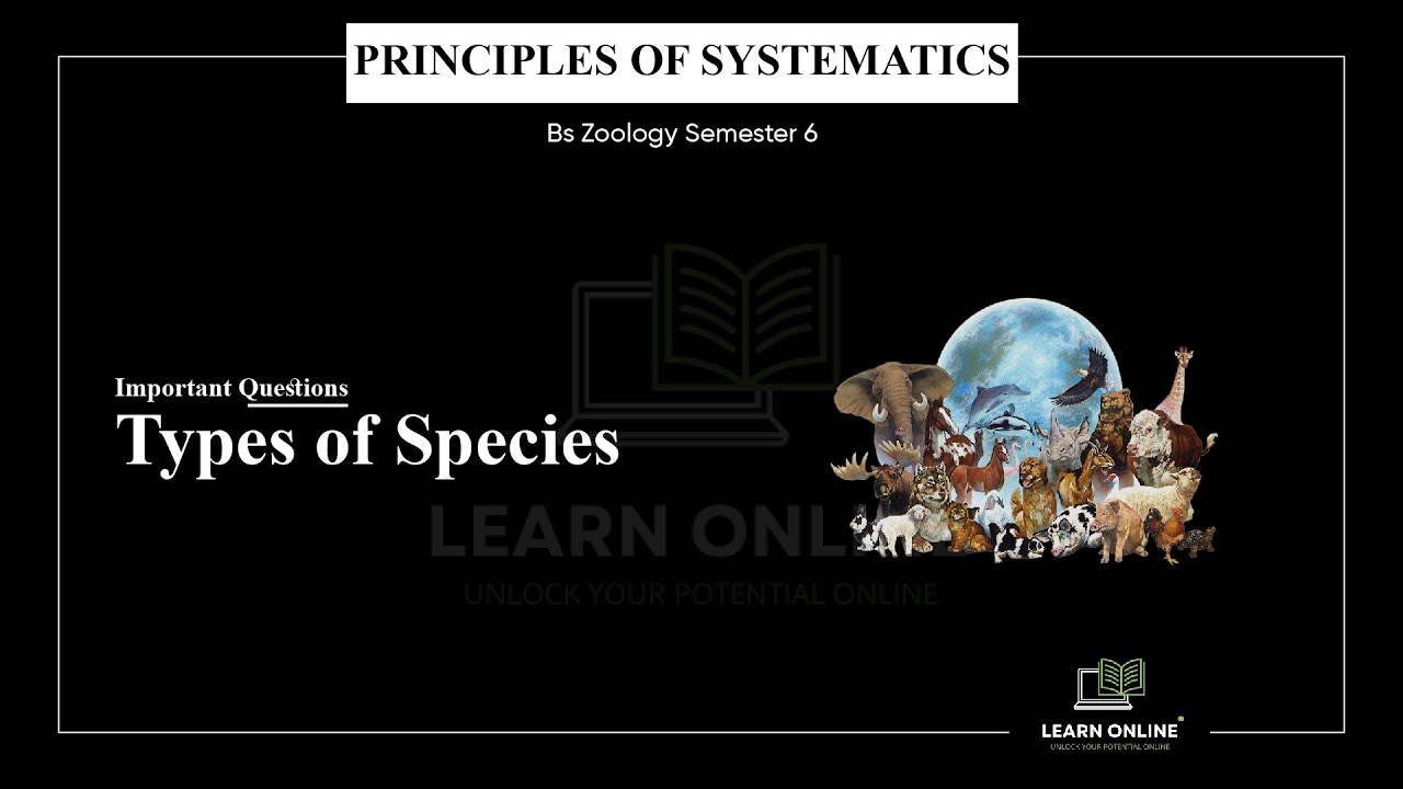 Types of Species | Principles of Systematics | Holotype, Isotype ...