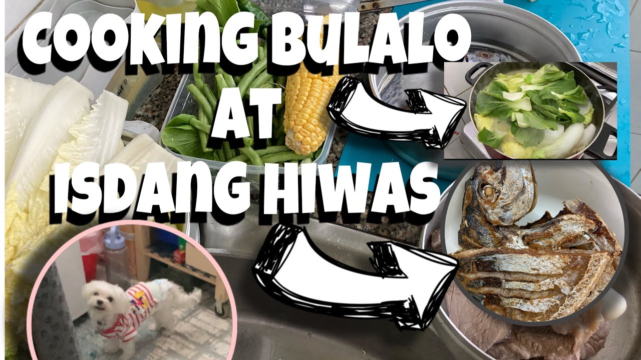 COOKING BULALO AT ISDANG HIWAS(Makulit na CASPER)#casperandi #dog # ...