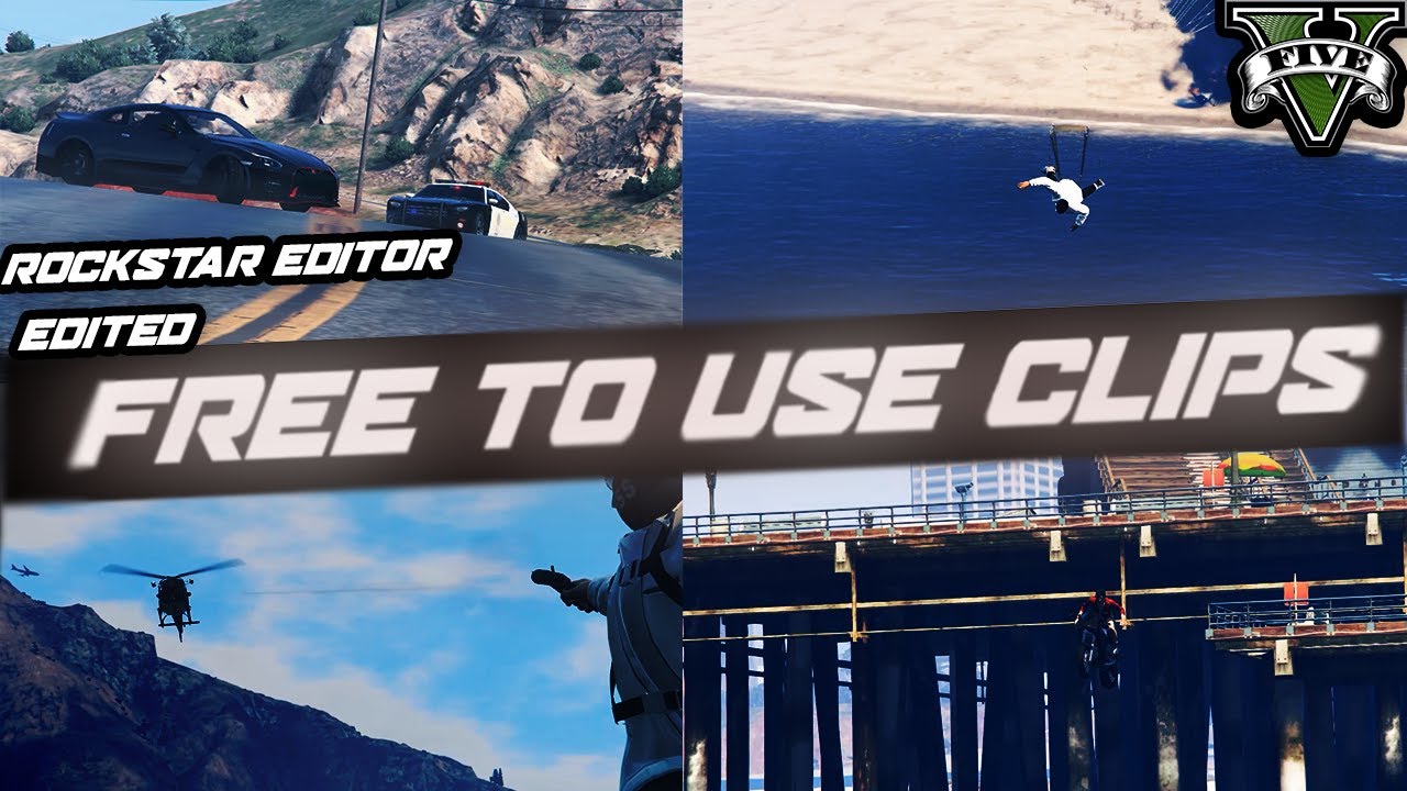 GTA 5 Free to use clips - Rockstar Editor Edited - cinematic - YouTube
