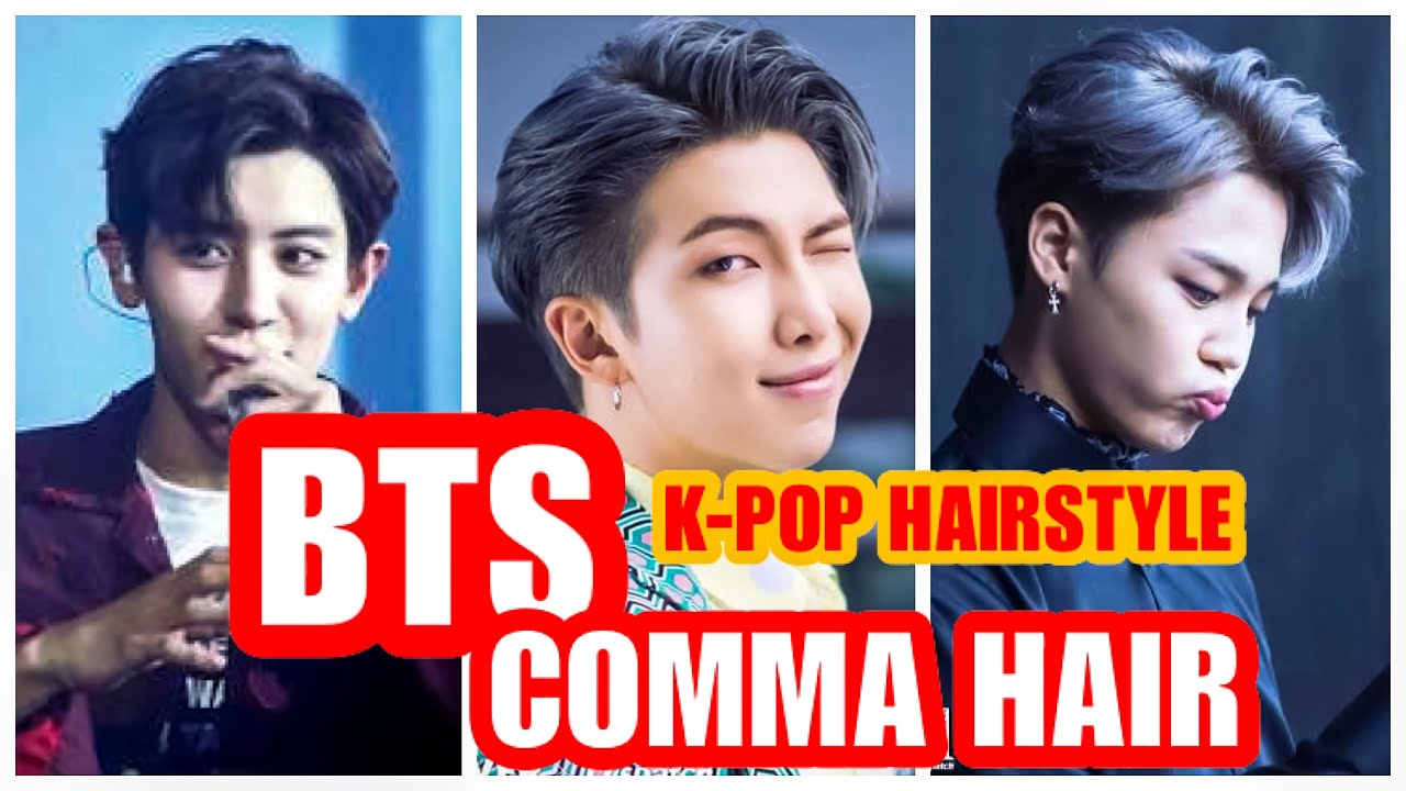 BTS Comma Hair | K-pop Hairstyle - YouTube