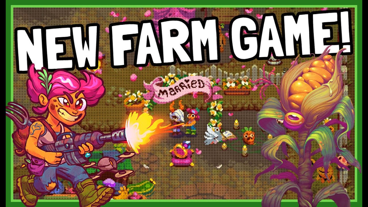Farm. Marry and Kill In This NEW Crazy Farm Game! - Atomicrops - YouTube