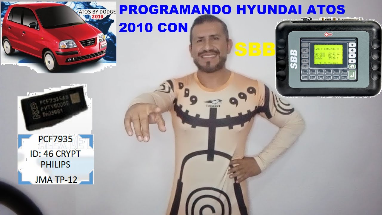 COMO PROGRAMAR HYUNDAI ATOS 2010 CON SBB CHIP TP12 - YouTube