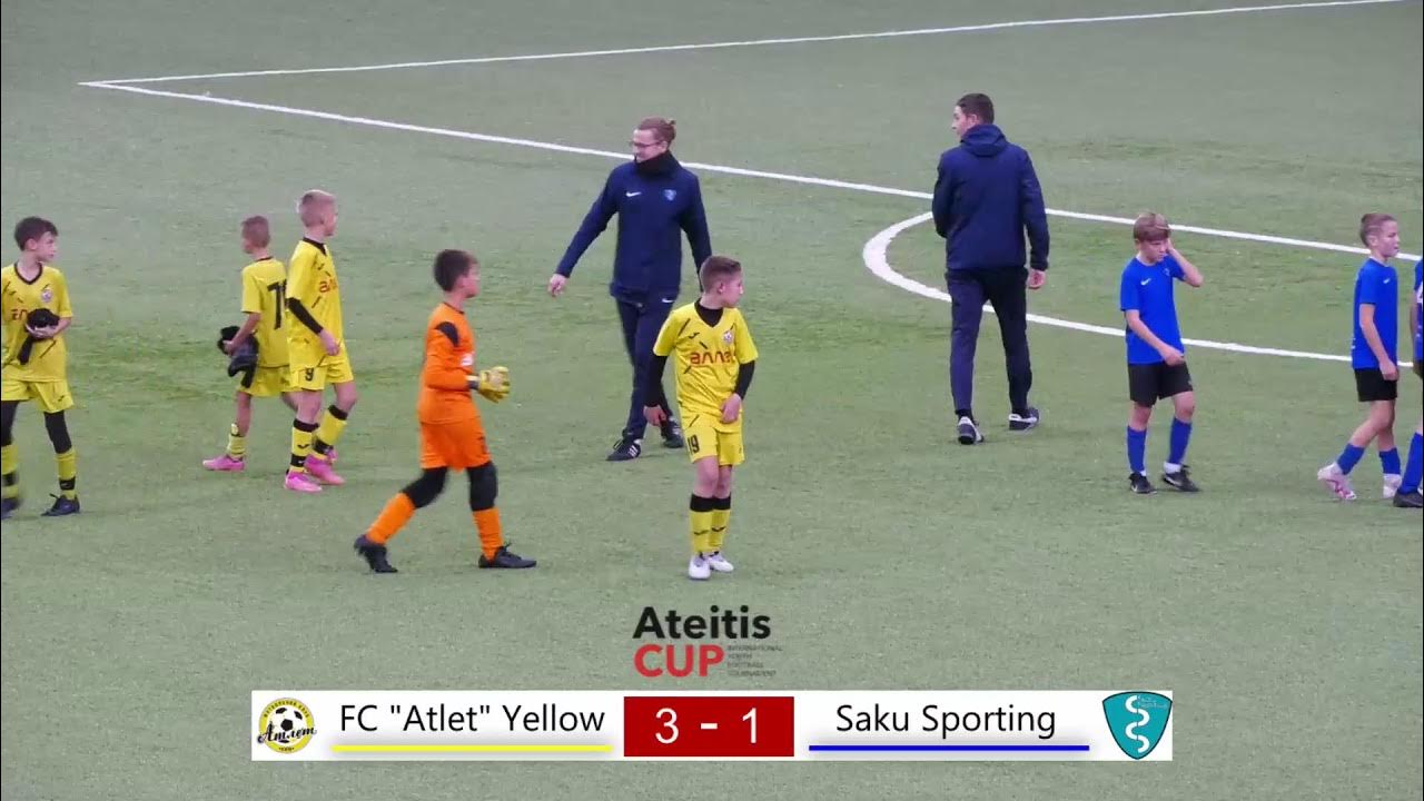 FC "Atlet" Yellow — Saku Sporting | Sportima I | U-10 - YouTube