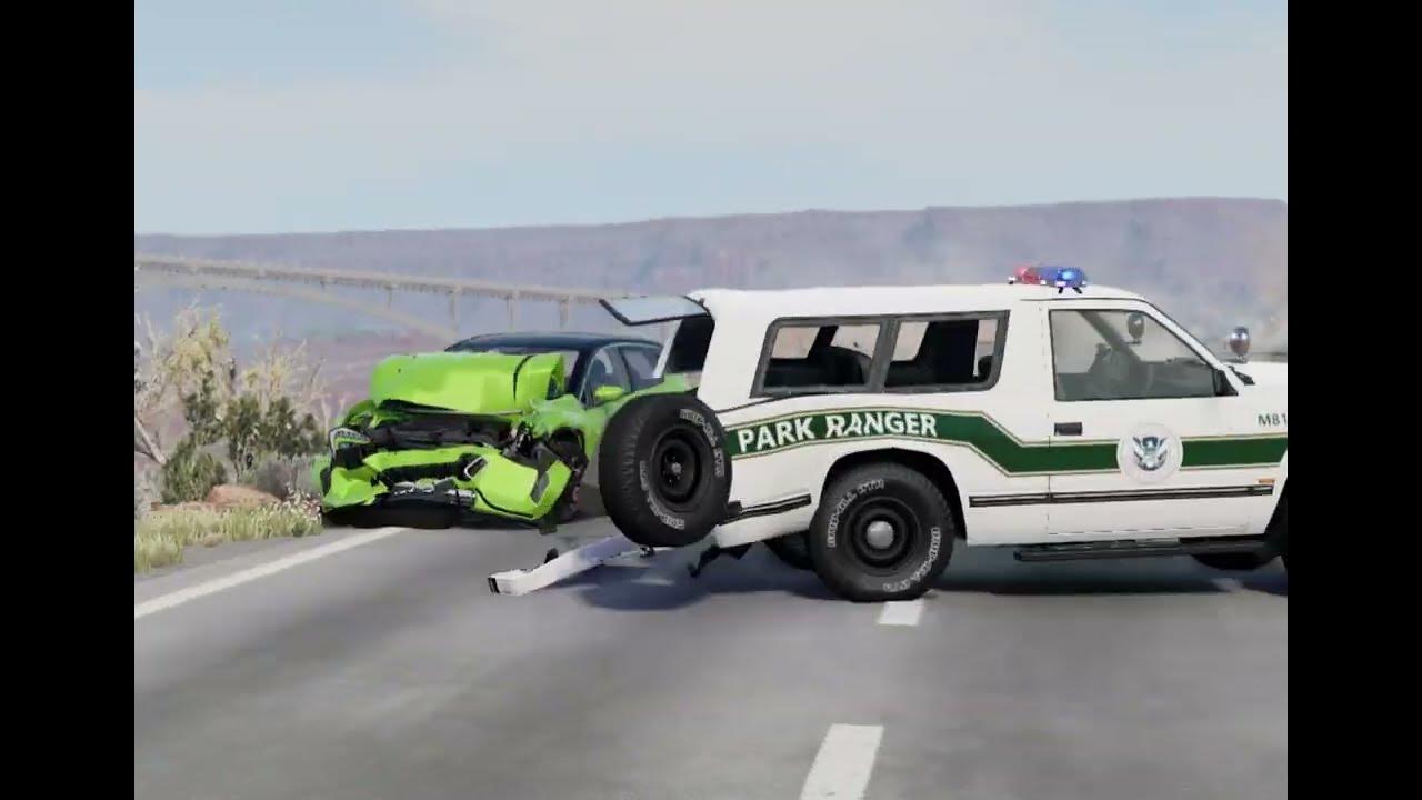 BeamNG Drive - Realistic Car Crashes #2 - YouTube