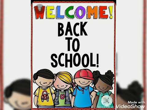 Welcome back to school. Grade one - YouTube