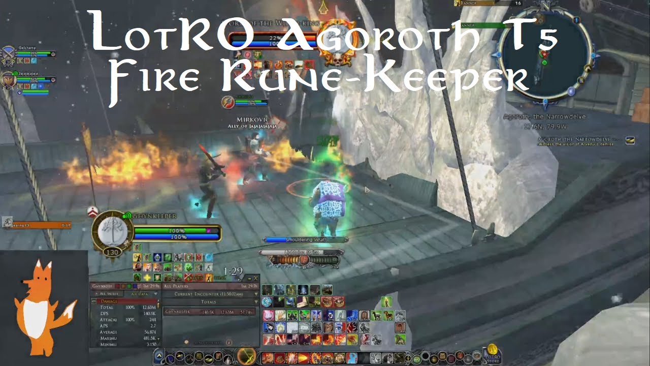 Lotro: Agoroth T5 - Fire Rune-Keeper - YouTube