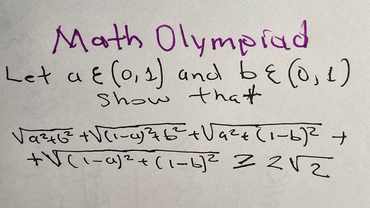 Basic Inequalities: Essential Tips for Math Olympiad | Mathematical ...