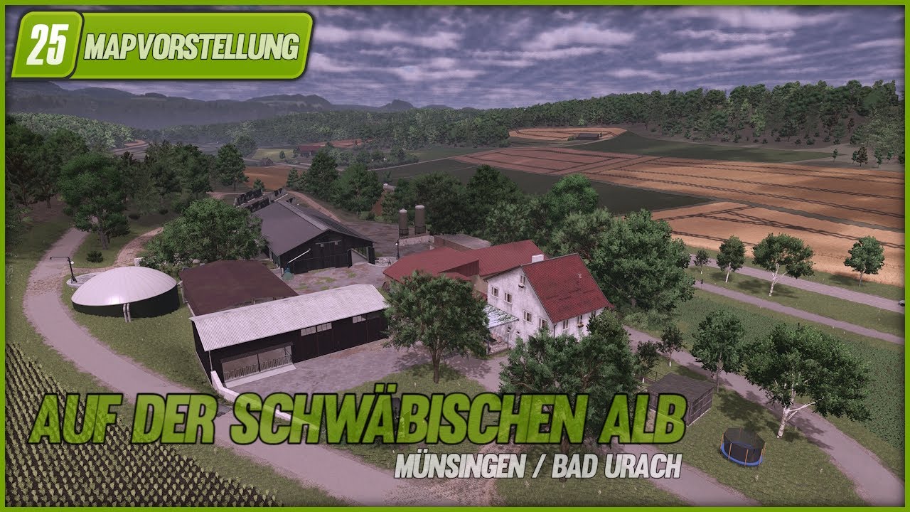LS25 MAPVORSTELLUNG - Auf der schwäbischen ALB zw. Münsingen und Bad ...
