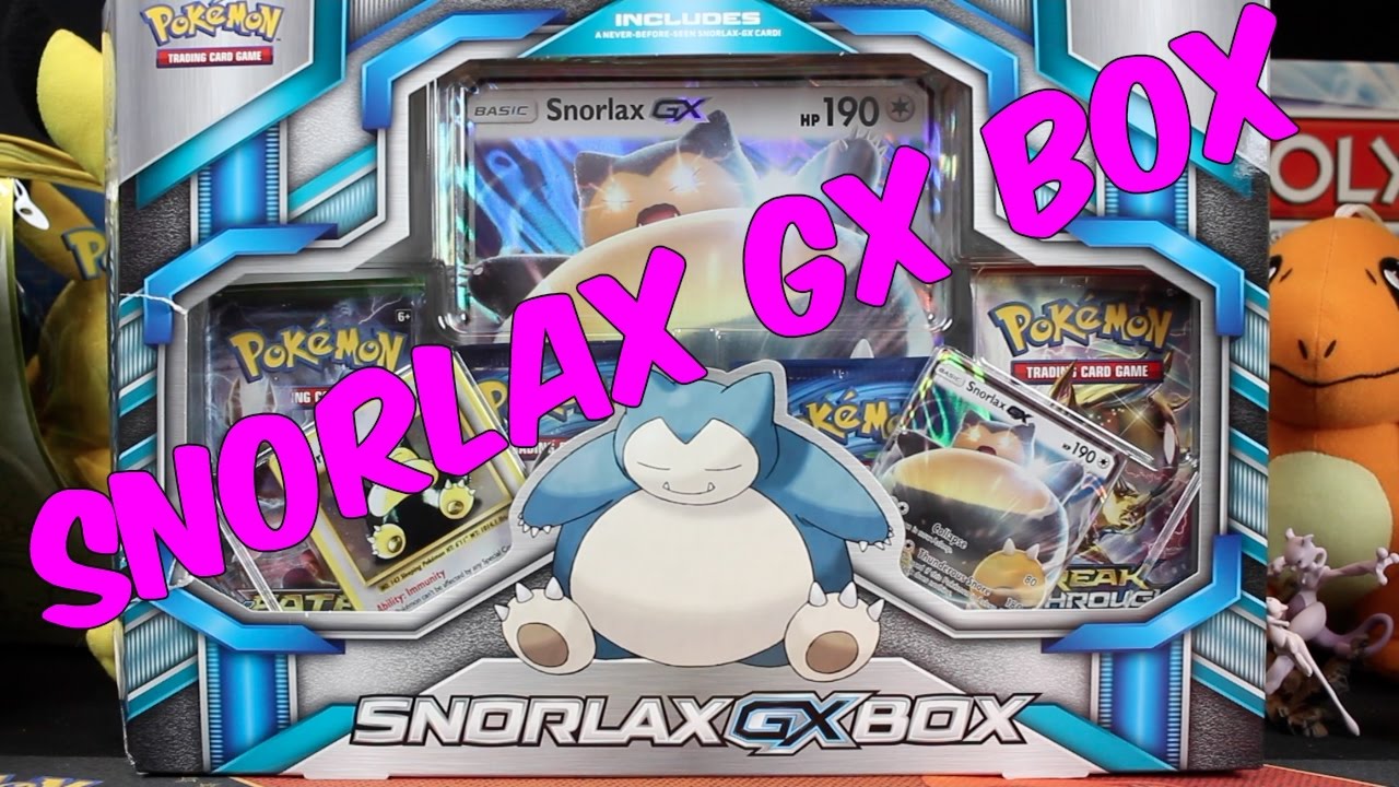 SNORLAX GX BOX Opening! - YouTube