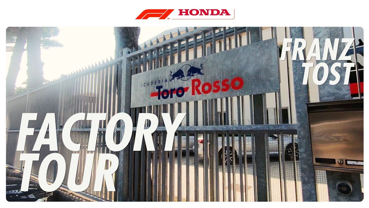 Toro Rosso Factory Tour | Honda Racing F1| The Power of One - YouTube
