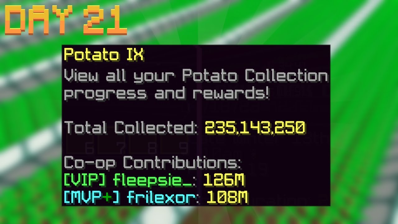 we are at 235 million collection lets go hypixel skyblock farming to ...
