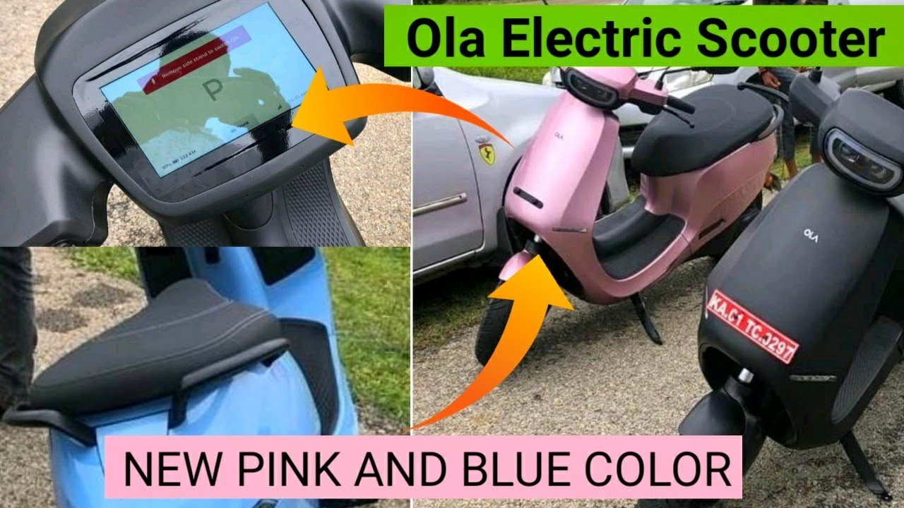 Ola Electric Scooter in Pink and Blue Color | Leaked All Details ...