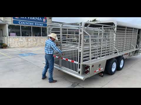 GR 24'x6'8" Catch Trailer 3/4 Top - YouTube