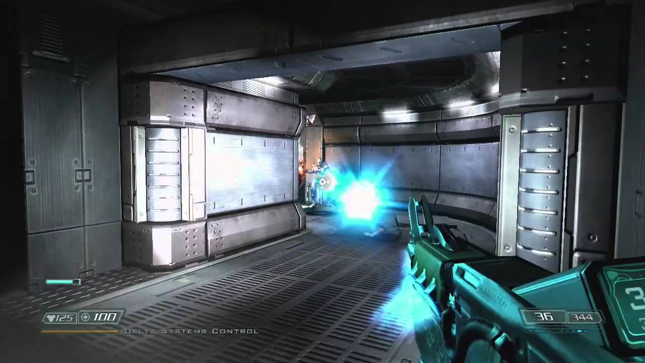 Doom 3 BFG Edition Veteran Gameplay/Walktrhough Ep.19 "Turrets!" - YouTube