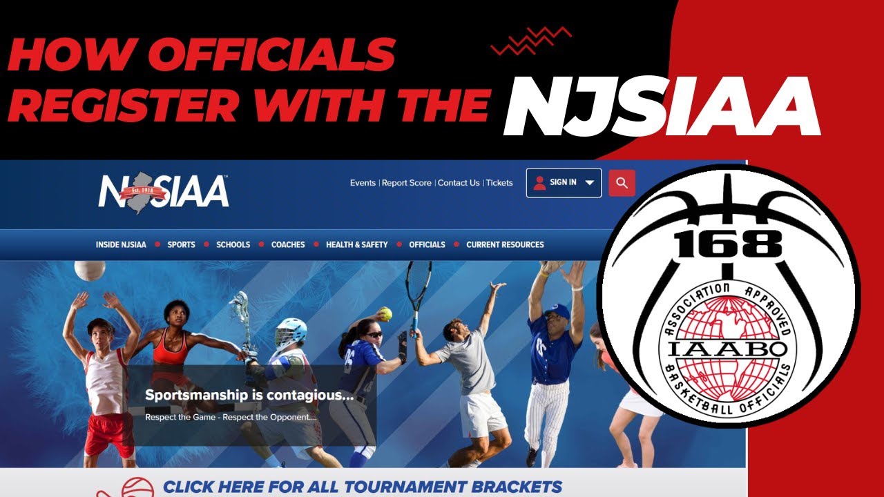 NJSIAA Officials Registration Video 2022 2023 - YouTube