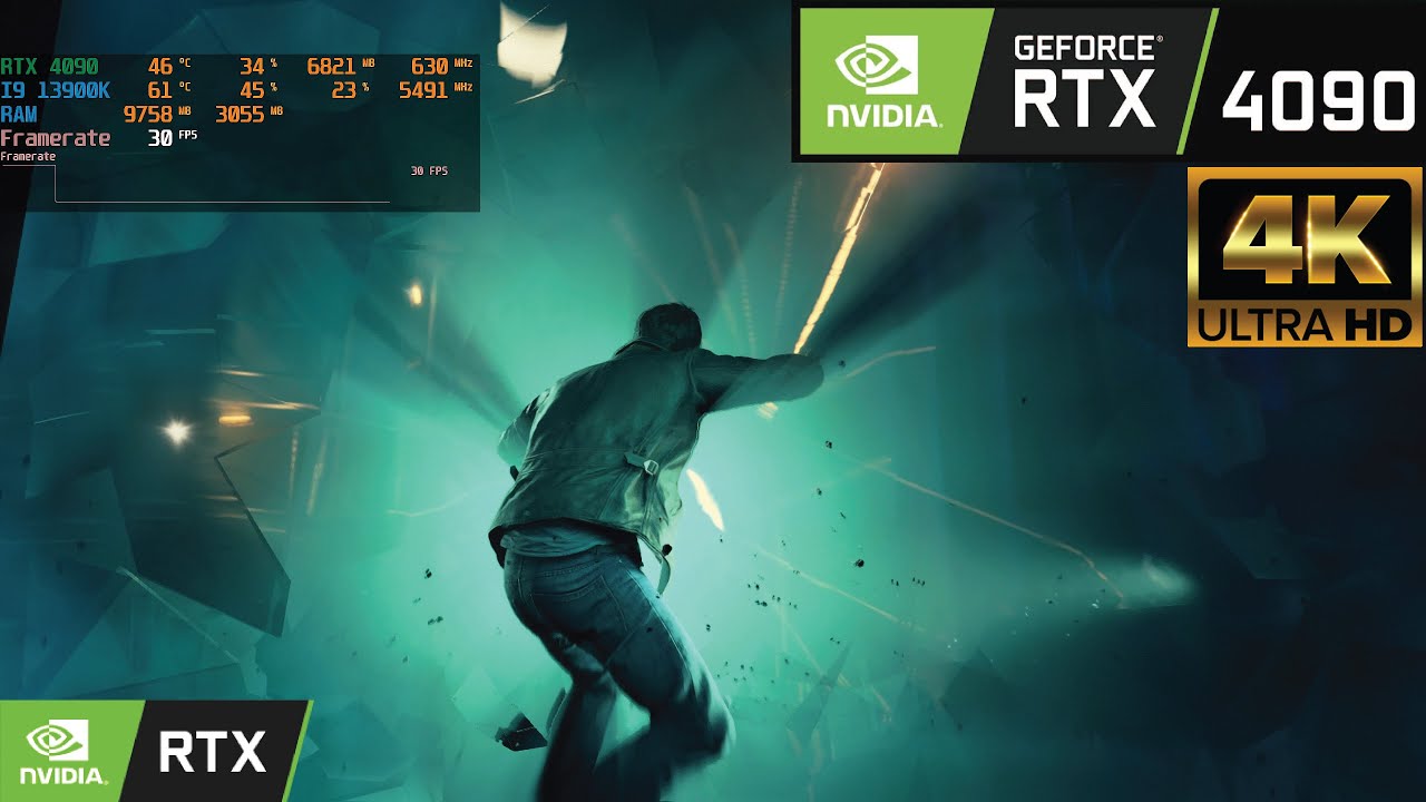 Quantum Break : GeForce RTX 4090 [24GB] + i9 13900K [ 4K Ultra Graphics ...