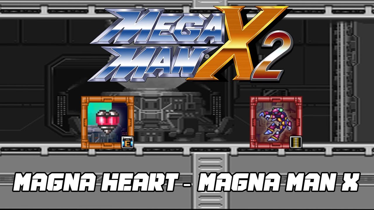 Mega Man X2 - Magna Heart & Magna Man X // Achievement - YouTube