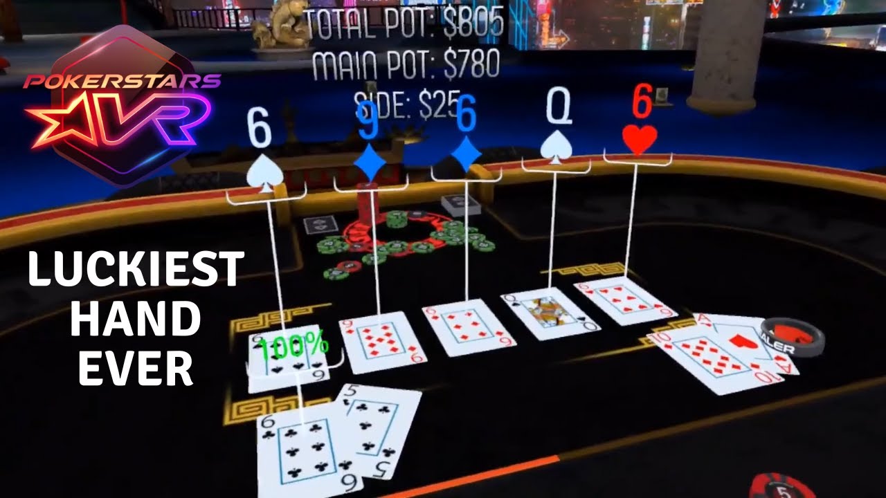 Pokerstars VR Spin and Go (Crazy Lucky Poker Hand!!) - YouTube