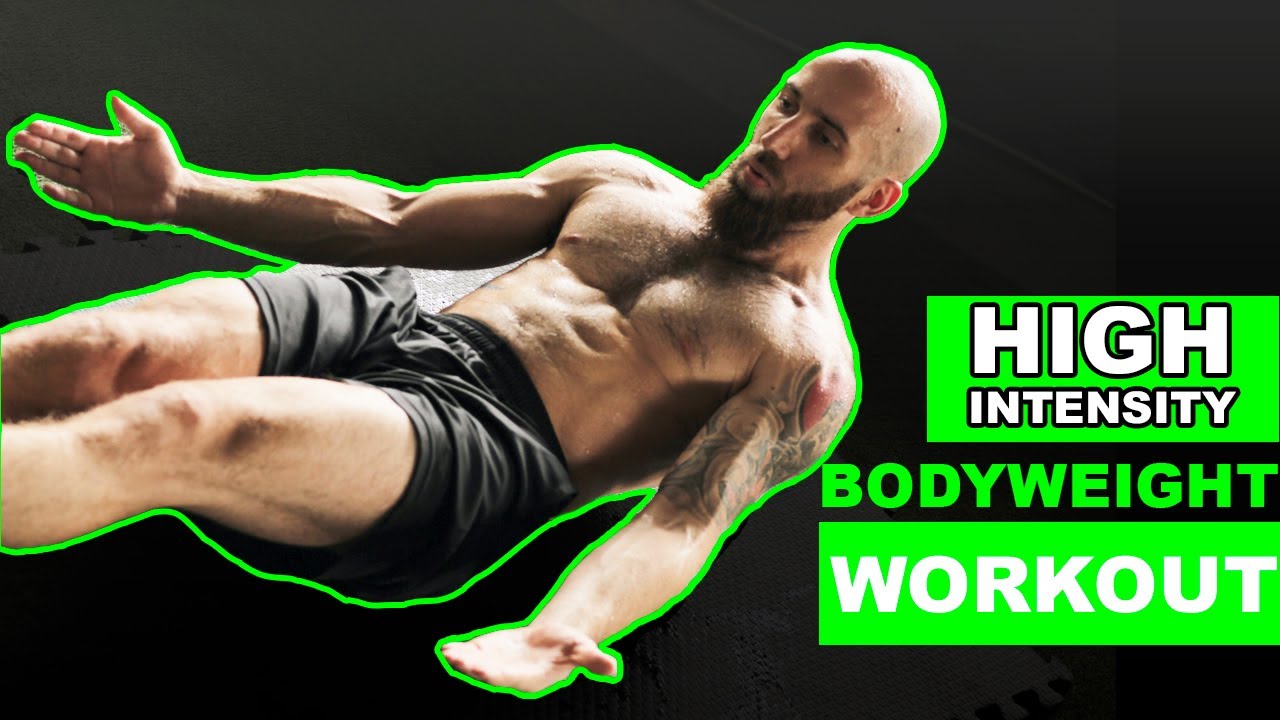 High Intensity Bodyweight Workout For Muay Thai - YouTube
