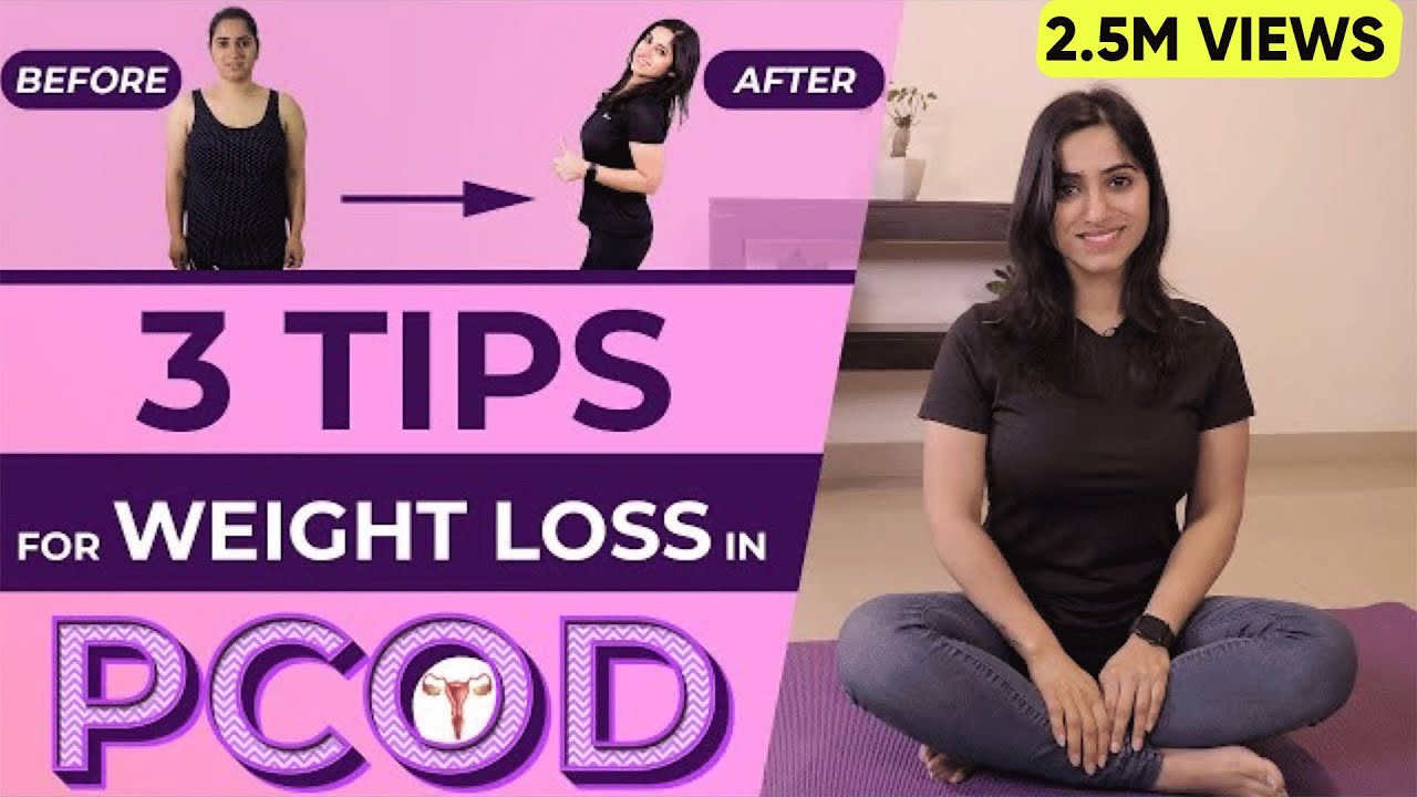3 Simple Weight Loss Tips with PCOS | Cure PCOD (in Hindi ...