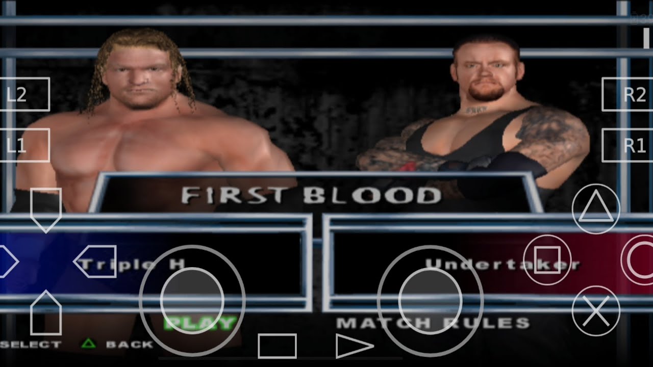 WWE SmackDown HCTP|HHH Vs The Undertaker|A First Blood Match. - YouTube
