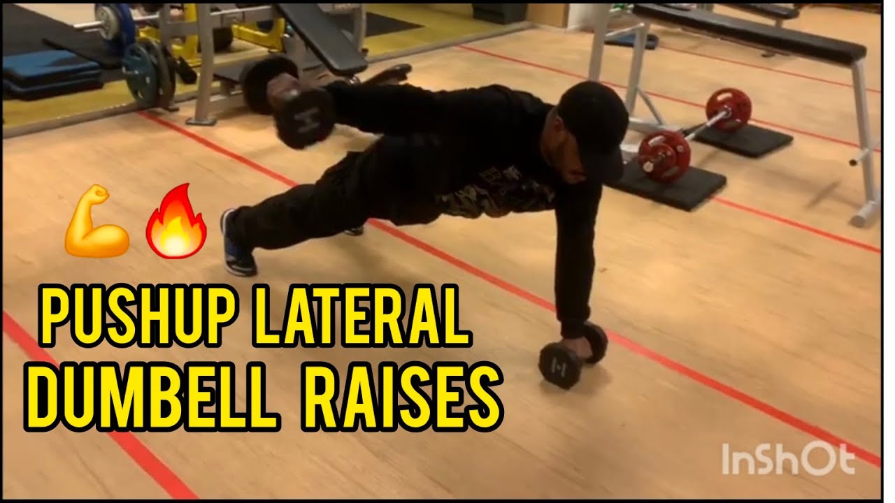 ADVANCED PUSHUPS / LATERAL DUMBBELL RAISES - YouTube