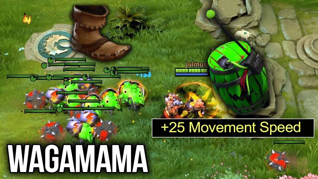 Wagamama Techies LVL 25 Talent Tree +25 Mine Movement Speed Sneaky ...