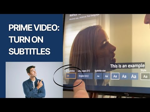 How To Turn On Subtitles On Prime Video