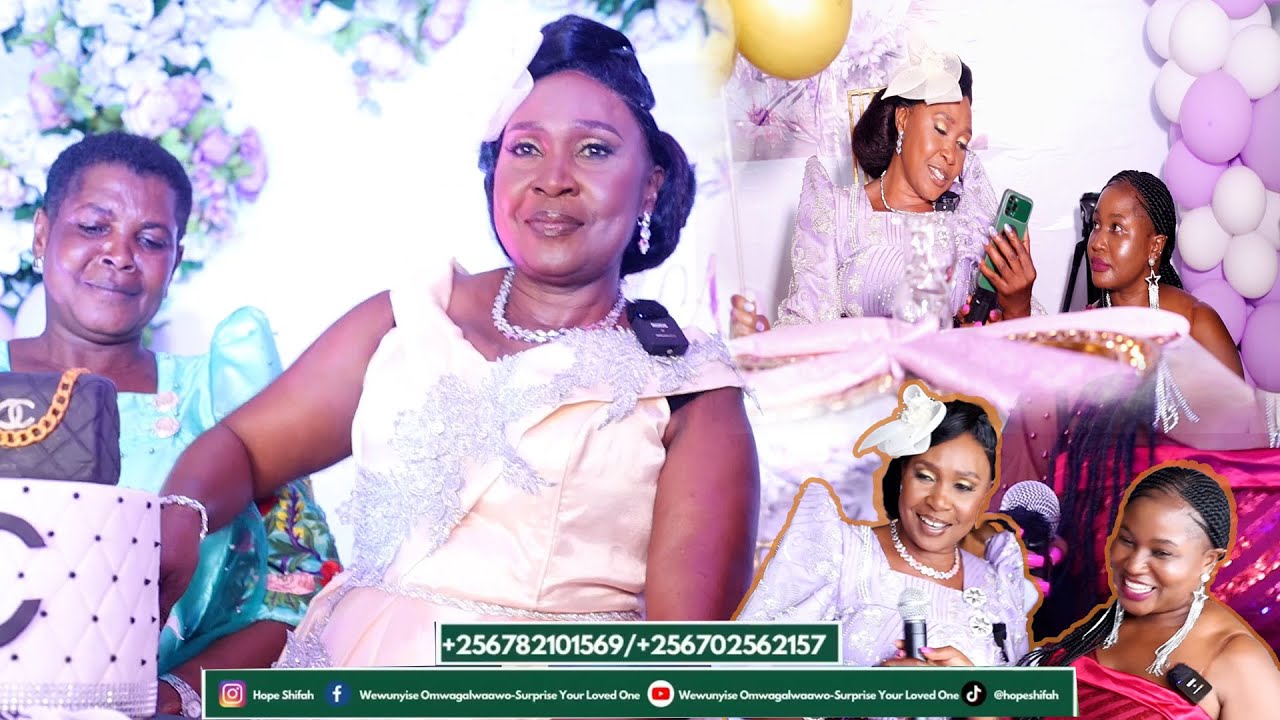 Agnes Agudde Mu Surprise Nga Enyonyi Yakamusuula Okuva Mu America 🇺🇸 ...