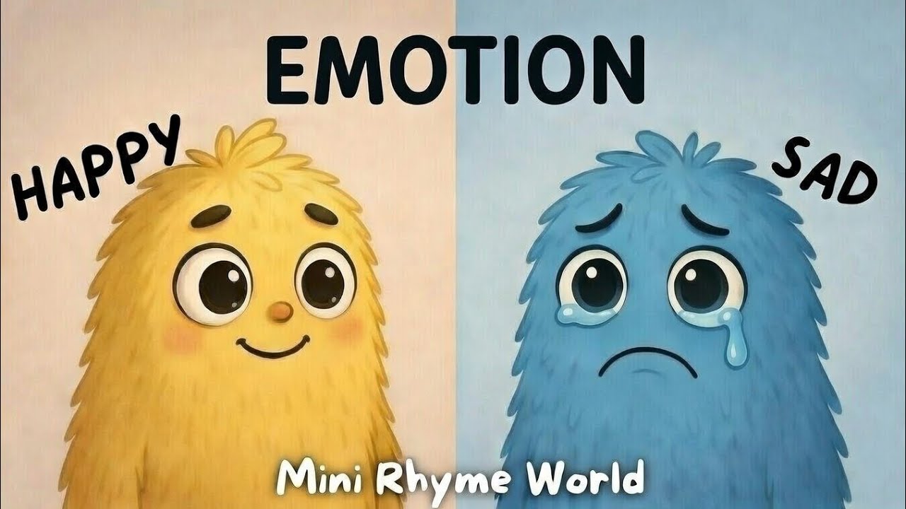 My Happy 😊 and Sad 😢 Monster | A Beautiful Poem About Feels 💖 ...