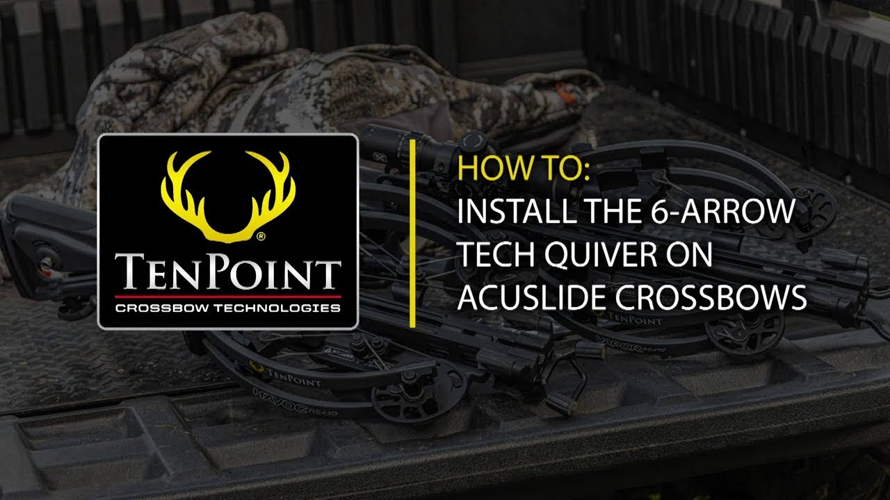How To Install the 6-Arrow Tech Quiver on TenPoint ACUslide Crossbows ...