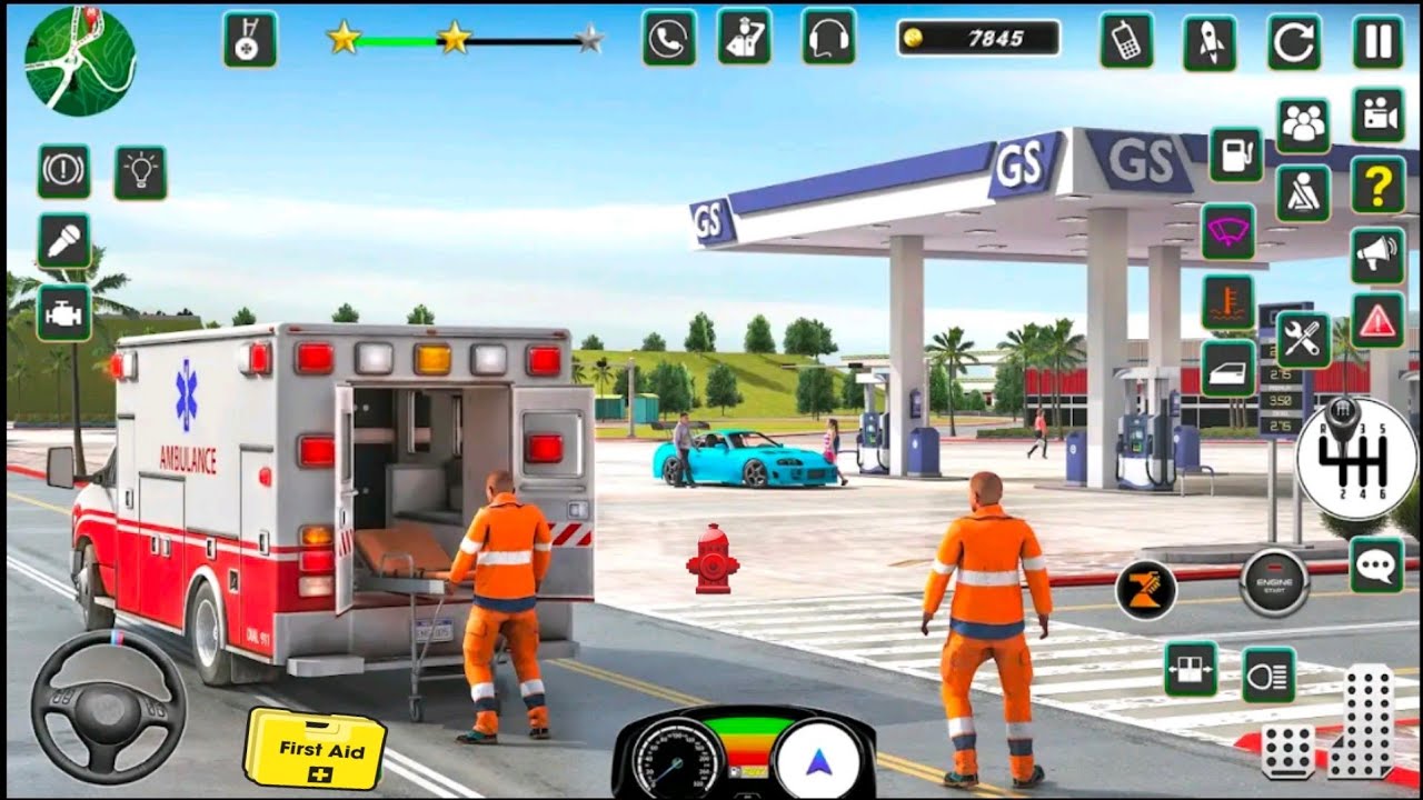 ambulance rescue 911 simulator gameplay walkthrough | drive ambulance ...