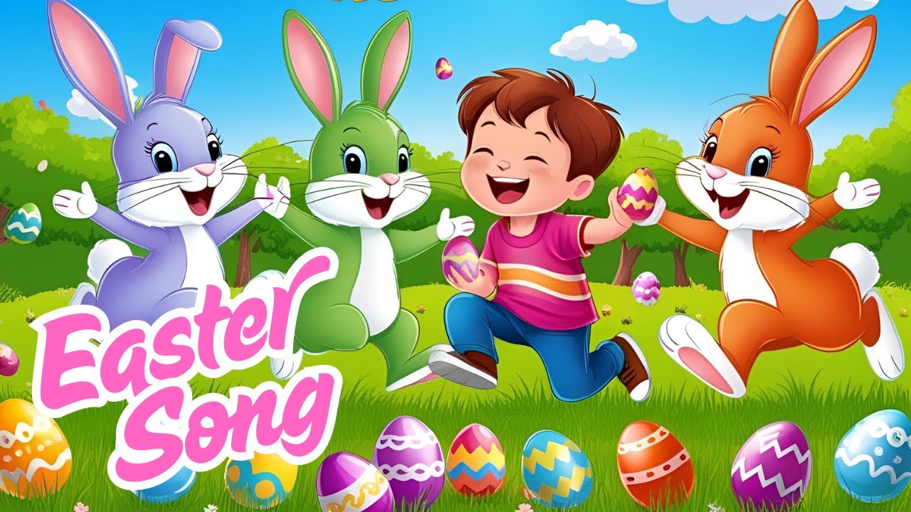 🐇Bunny Bunny Run Run 🐰🎶 | Fun Easter Song for Kids | Easter Egg Hunt ...