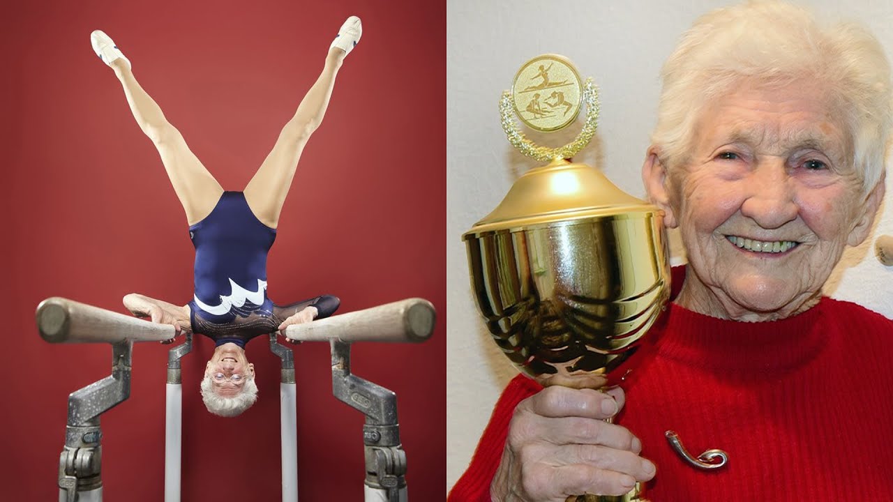 Johanna Quaas. World's Oldest Gymnast - Guinness World Records - YouTube