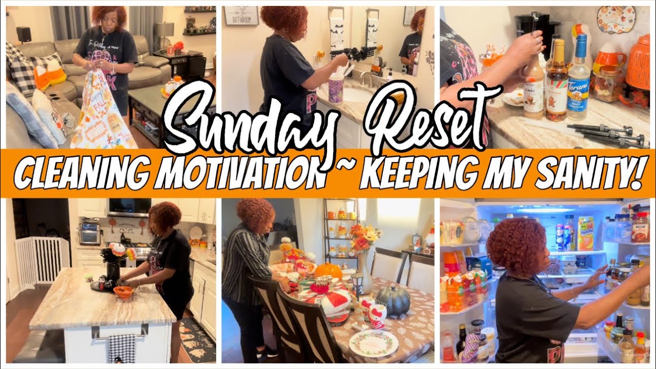 SUNDAY RESET | CLEANING MOTIVATION FOR THE WEEK - YouTube