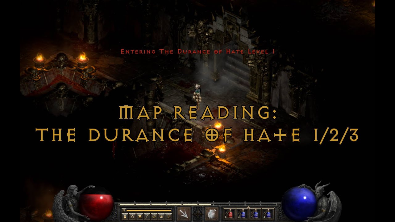 [D2R] Map Reading - Durance of Hate 1/2/3 - Getting Ready for Ladder ...