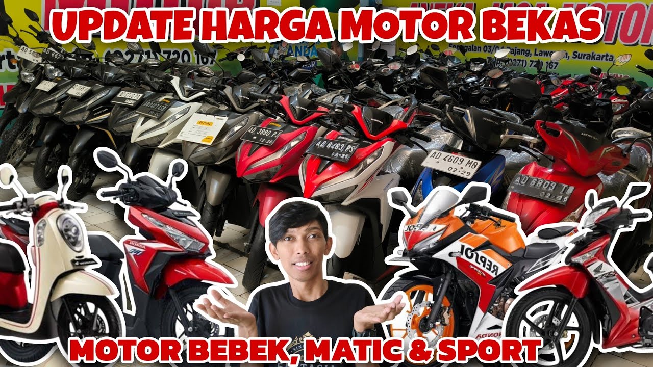 UPDATE HARGA MOTOR BEKAS, Bebek, Matic dan Sport - ANEKA JASA MOTOR ...