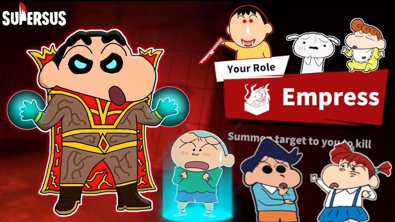 Shinchan became empress in super sus and using summon power 😱🔥 ...