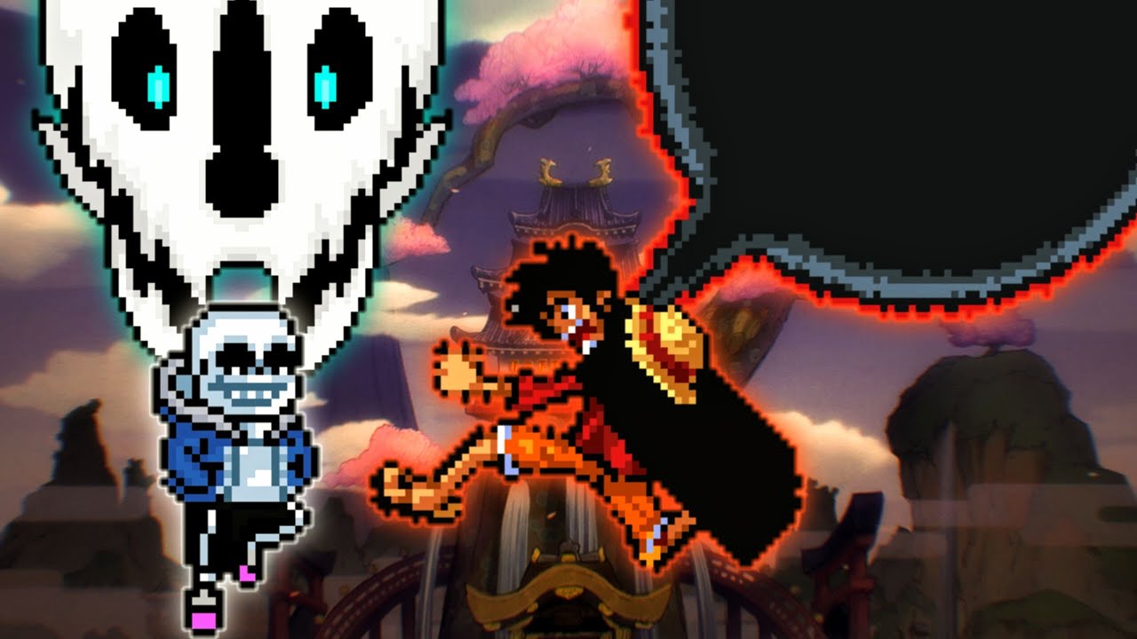 Classic Sans OP(New) VS Luffy Wano V2(All Form) OP in Jump Force Mugen ...