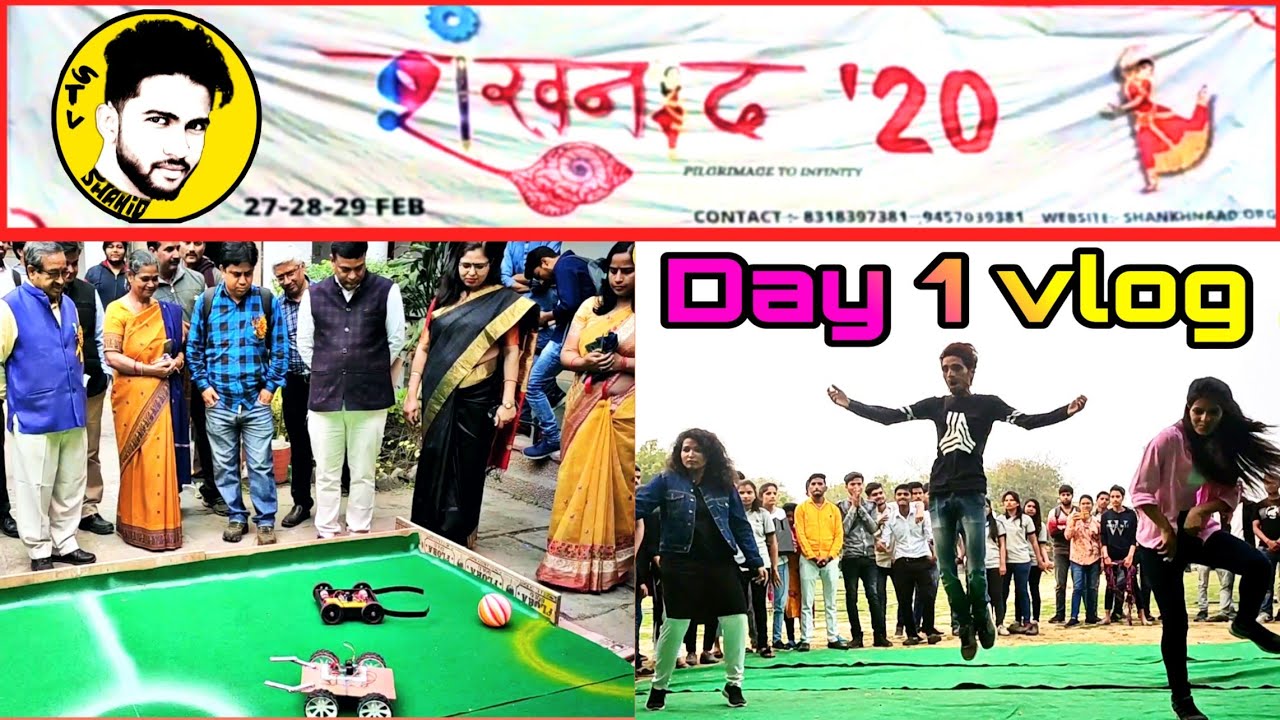 Day 1 Shankhnaad | AITH College Cultural Fest| ROBOWAR ⚙️ | Dance ...