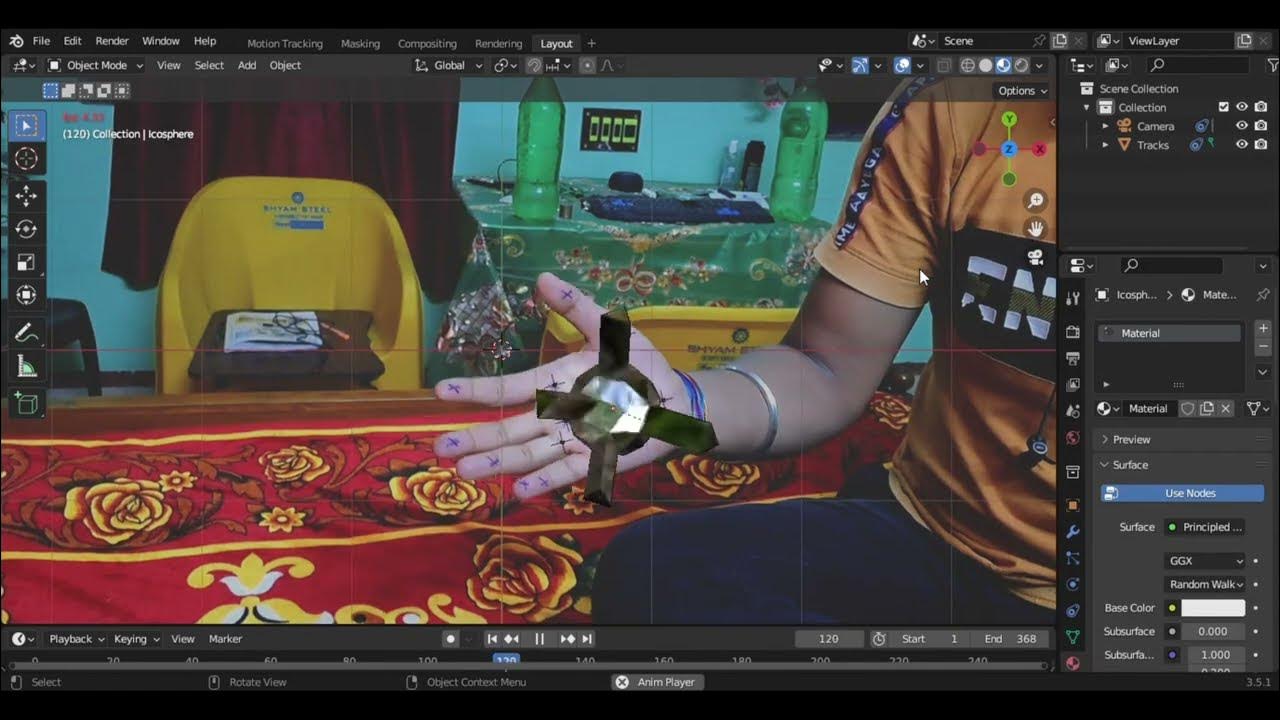 Basic object tracking vfx in blander - YouTube